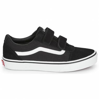Vans YT Ward V(Suede/Canvas) Black/White 27-35