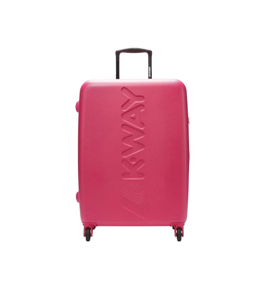 K-way K-Air Medium Trolley K111JNW Pink - Black Torba